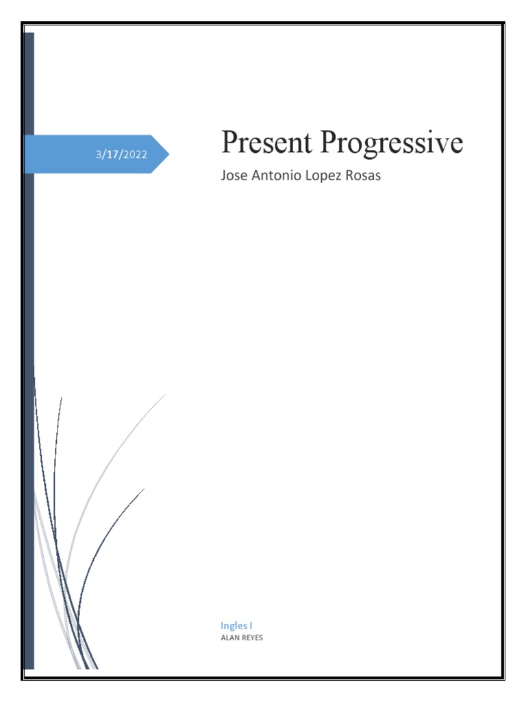 Present Progresive | PDF