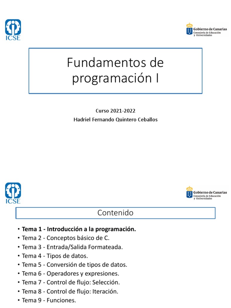 Tema 1 - Introducción A La Programación | PDF | Programación de computadoras | Algoritmos