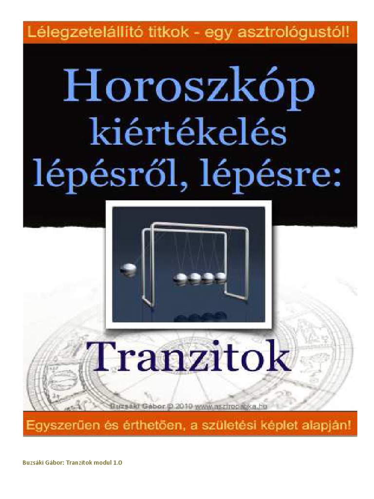 Asztropatika Tranzitok Modul Atena | PDF