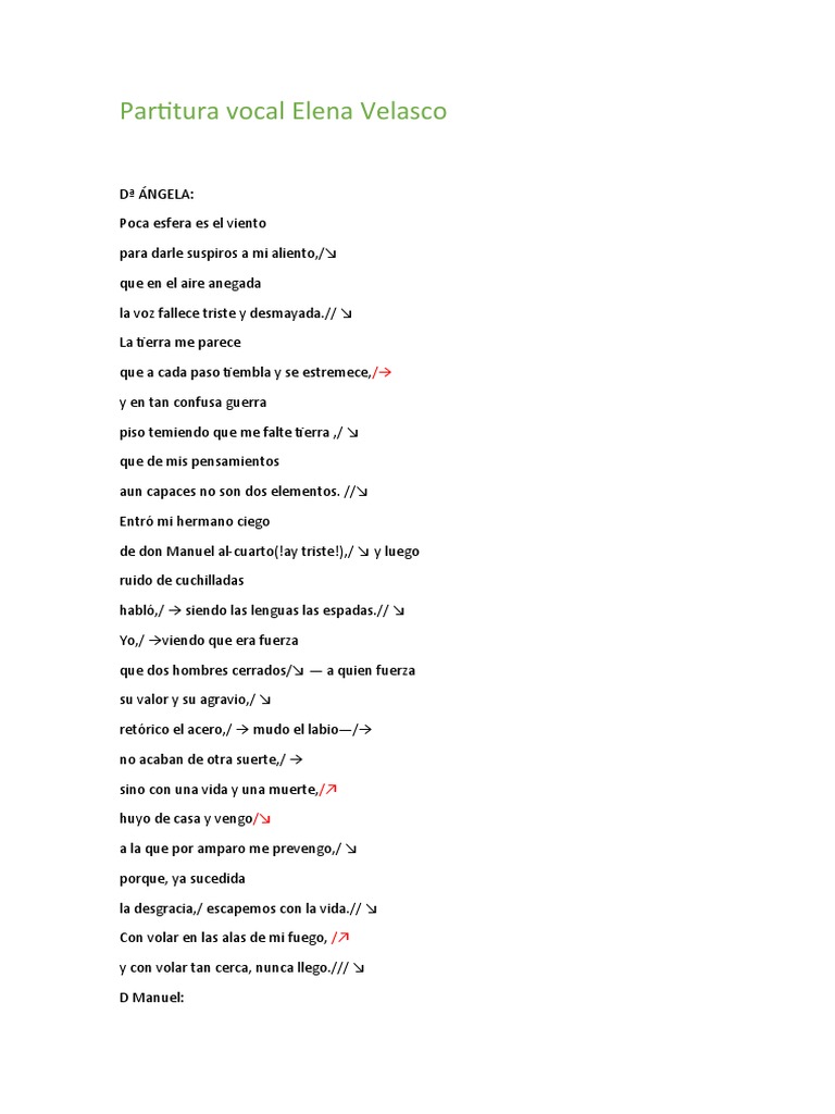 Partitura Vocal | PDF