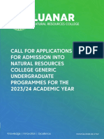 Call For Applications For Admission Into Luanar Postgraduate Programmes ...