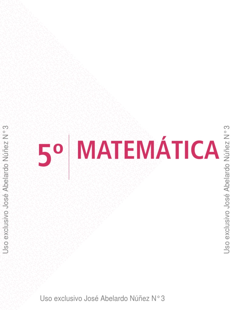 CT U1 - Matematica 5 | PDF | Tierra | Matemáticas