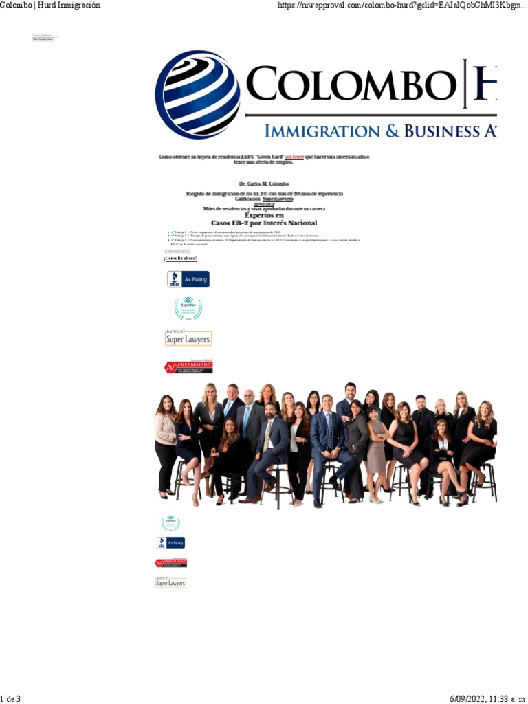 Colombo Hurd Inmigración | PDF | Los Estados Unidos | Migración humana