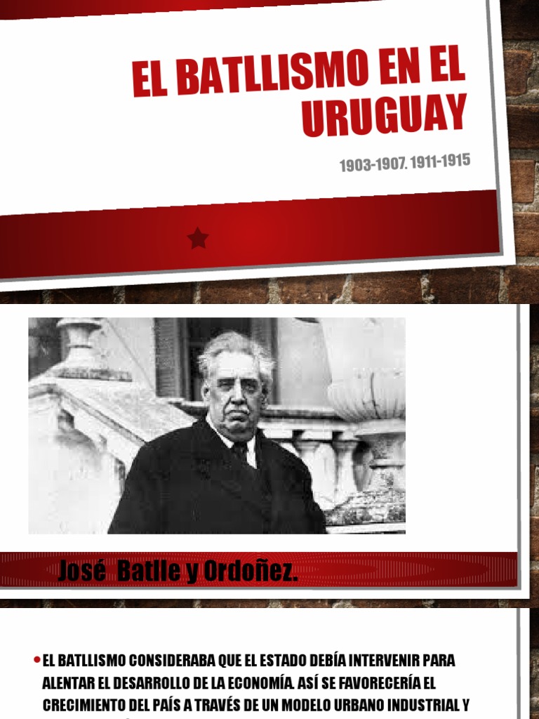 El Batllismo en El Uruguay | PDF | Derecho laboral | Estado (política)