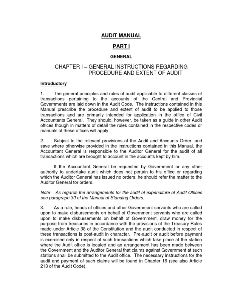 Audit Manual 0 | PDF | Audit | Receipt