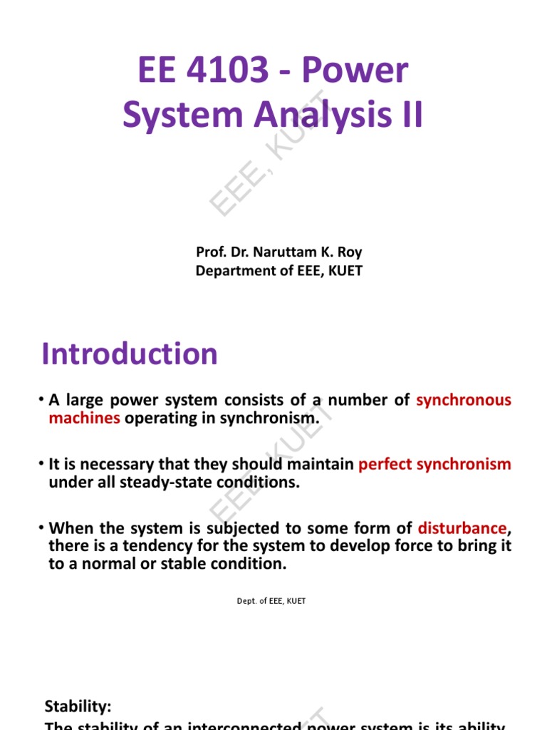 Lectures | PDF | Electric Motor | Power Supply
