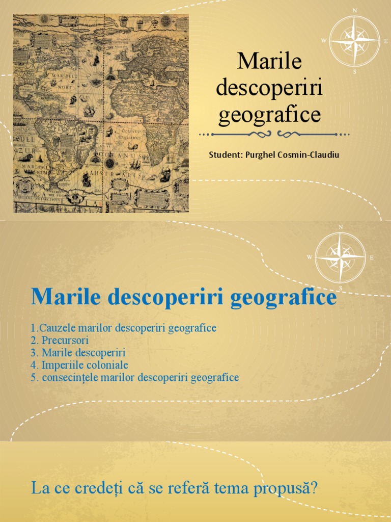 Marile Descoperiri Geografice | PDF