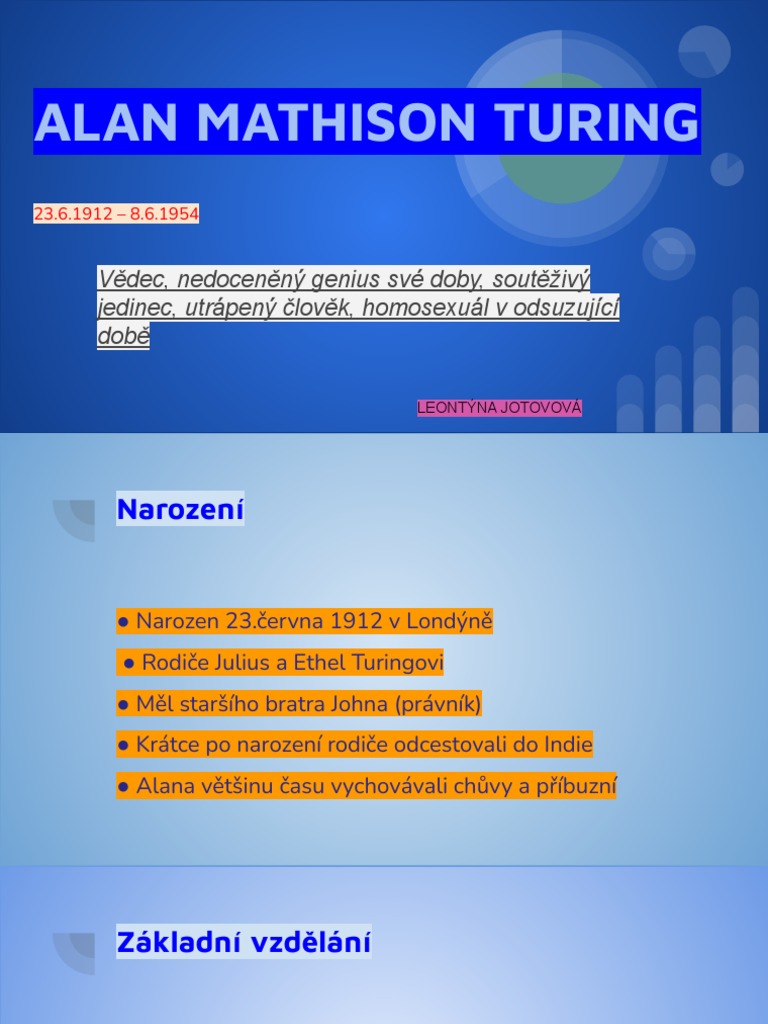 Alan Mathison Turing | PDF