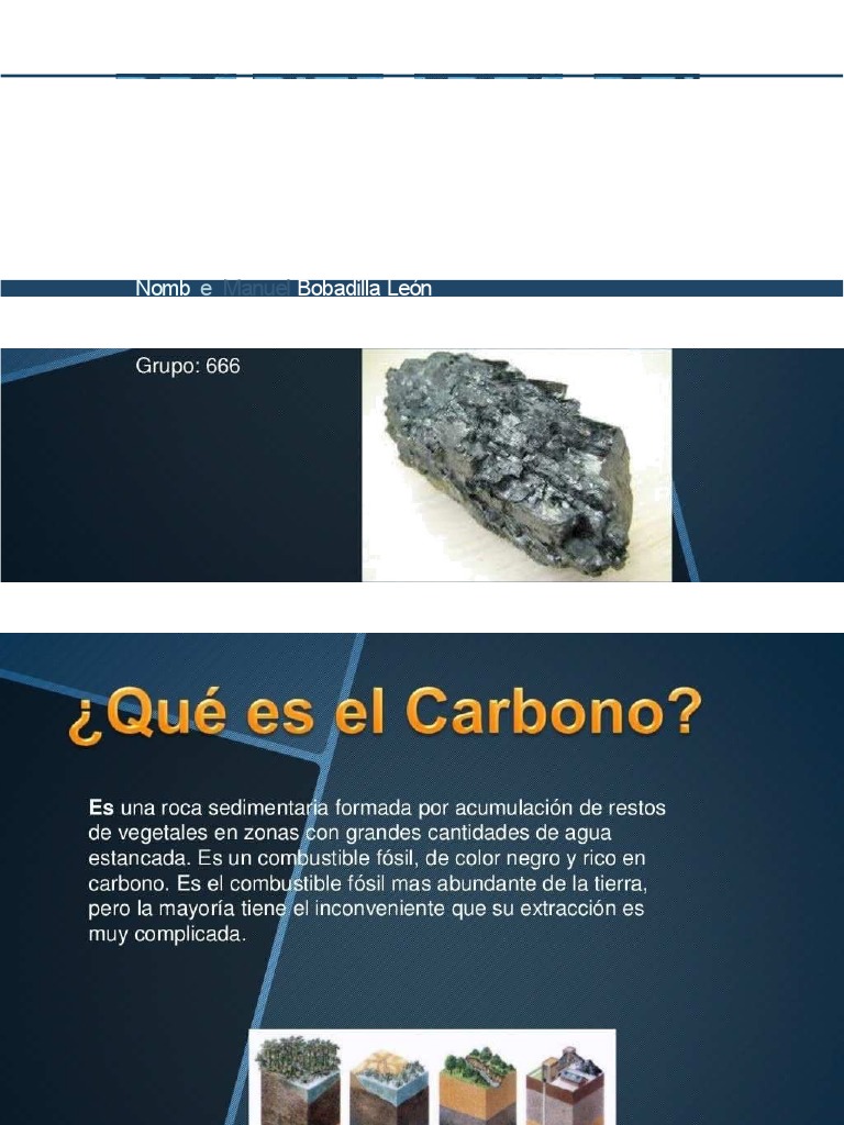 Propiedades Quimicas y Fisicas Del Carbon | PDF