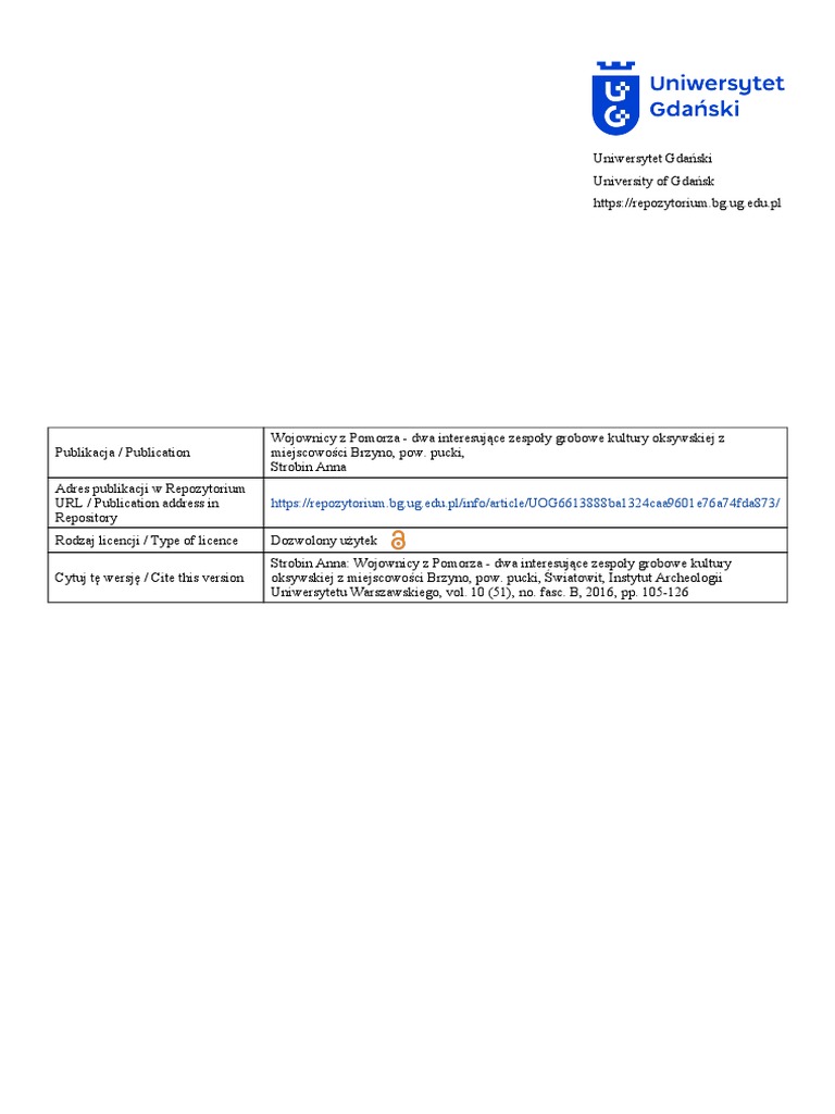 A.Strobin - Swiatowit - Pag. | PDF