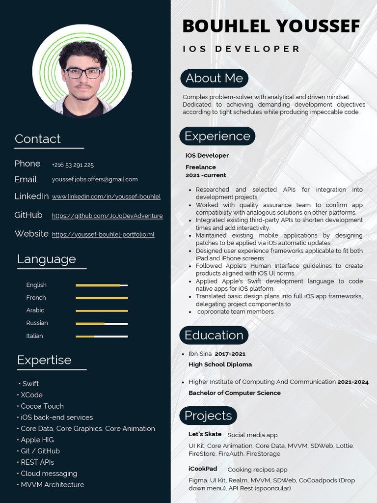 Resume-Ios Compressed | PDF | Ios | Mobile App