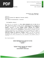 MODELO Carta - Escrito de Descargo | PDF | Economias | Gobierno