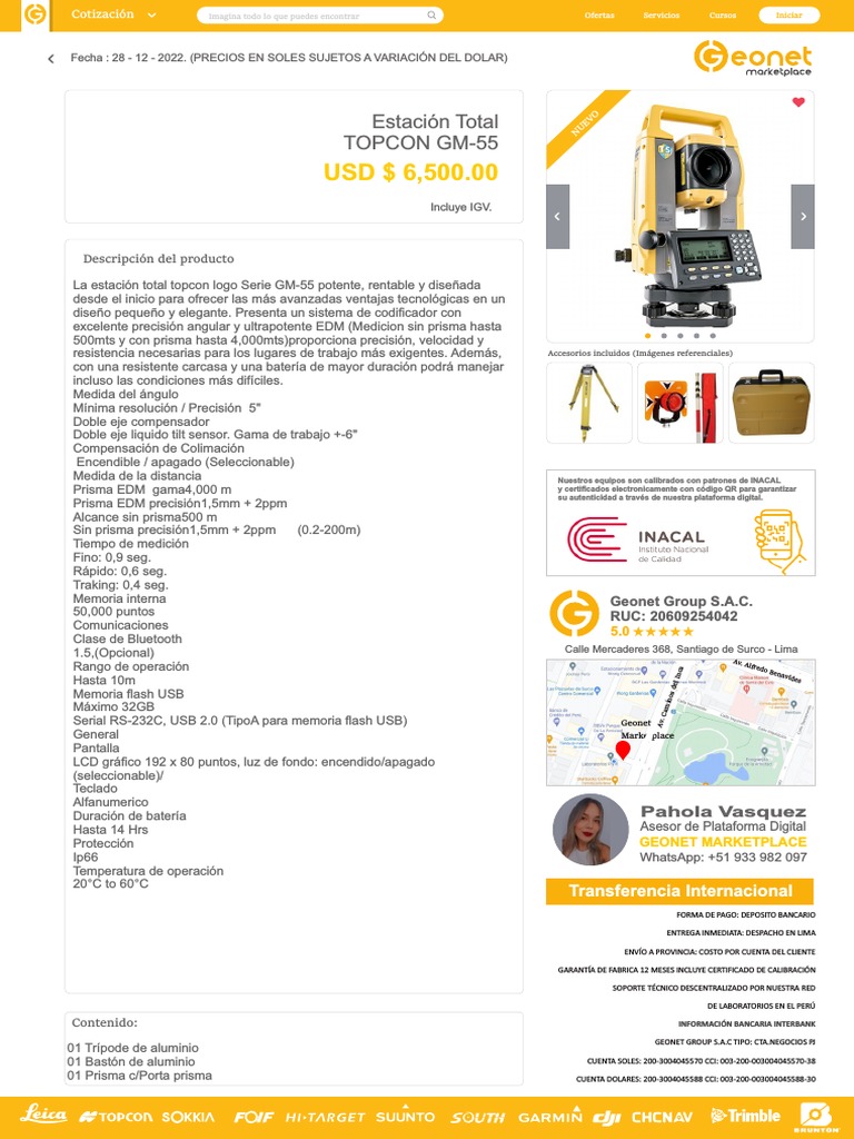 Topcon GM-55 | PDF