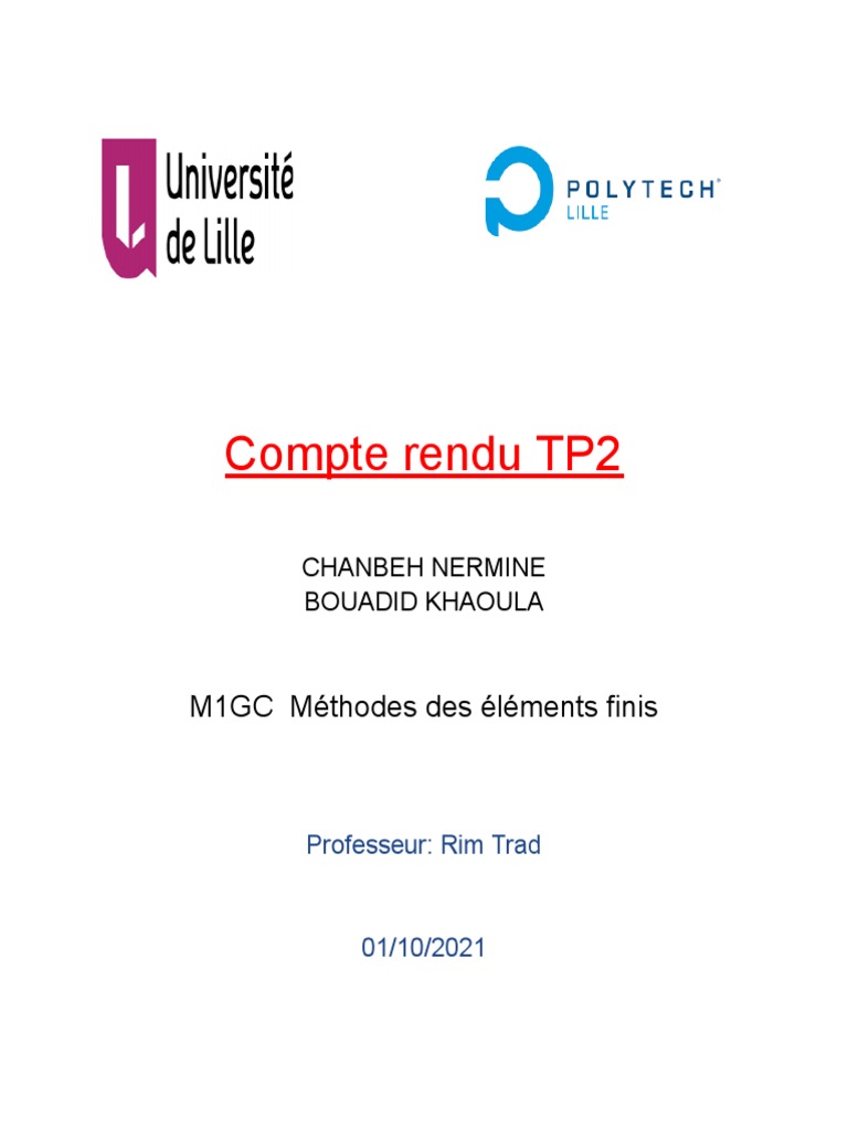 Compte Rendu TP2 | PDF | Chaleur | Conduction thermique