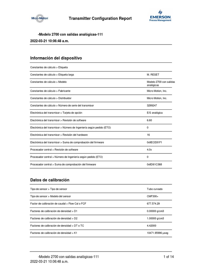 Configuracion Transmisor Fit-510501 | PDF | Descarga (hidrología ...