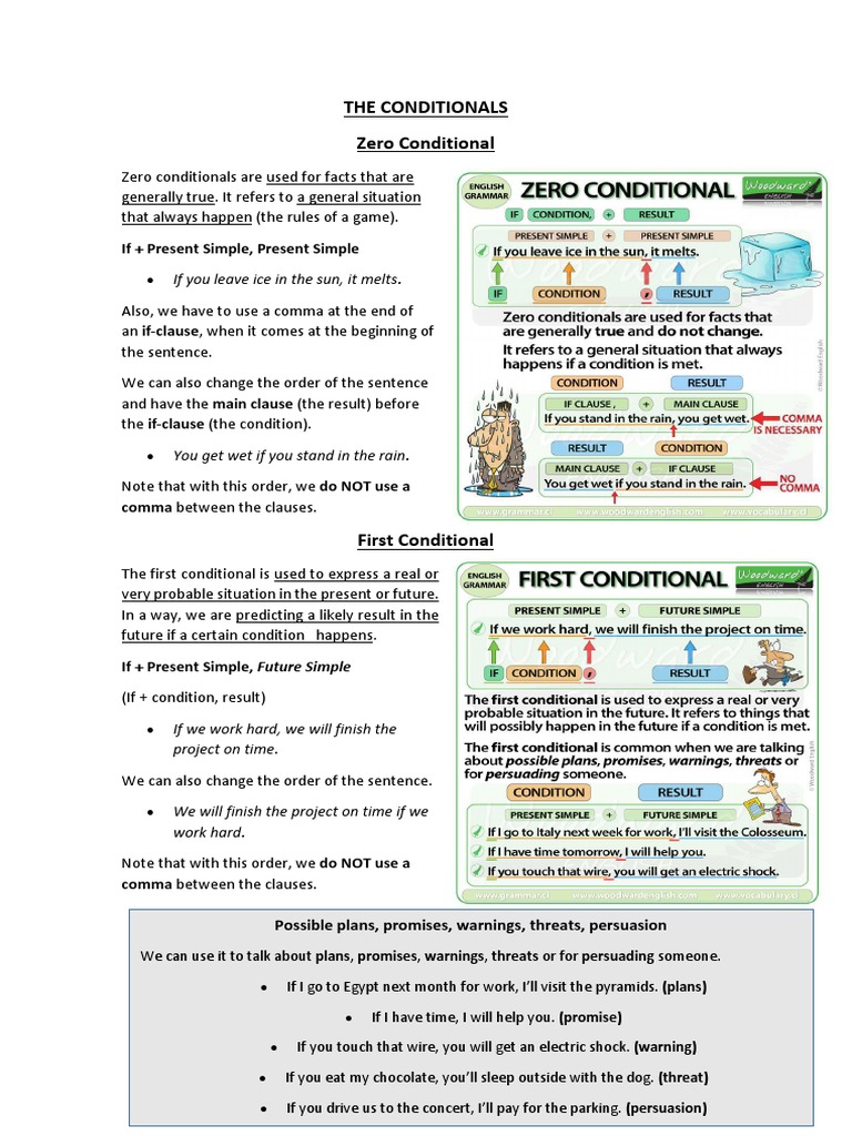 The Conditionals Theory | PDF | Linguistics | Grammar