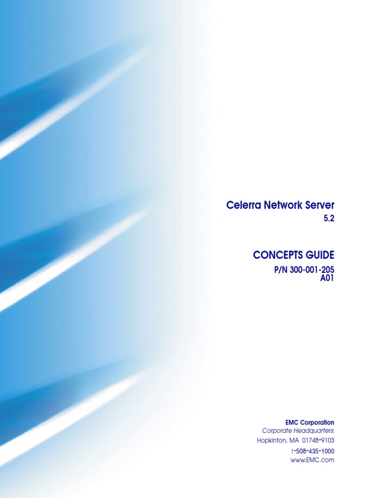 Celerra Concepts | PDF | File System | Computer Network