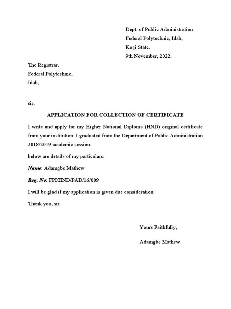 Collection of Certificate | PDF