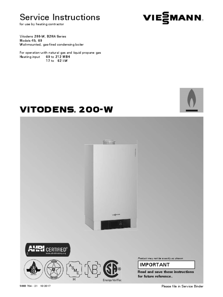 Viessman | PDF | Boiler | Water Heating