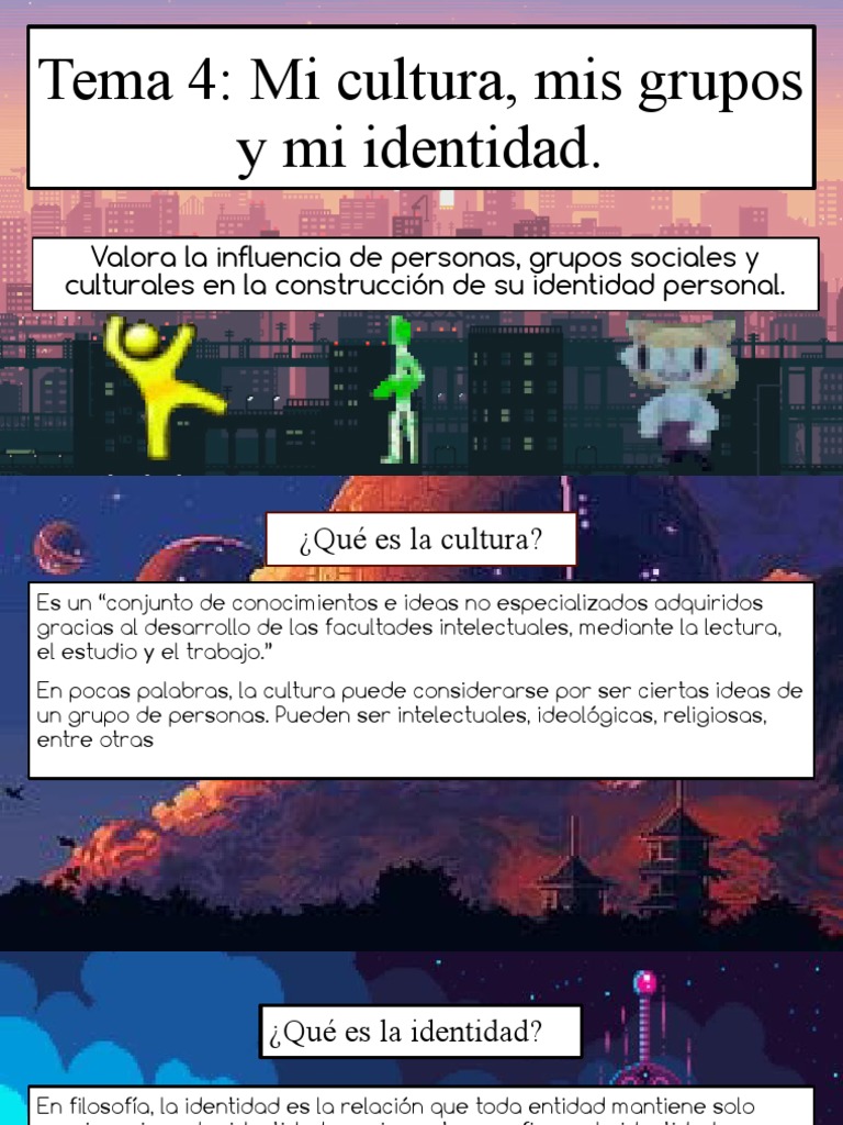 Tema 4 - Mi Cultura, Mis Grupos y Mi Identidad. | Descargar gratis PDF ...