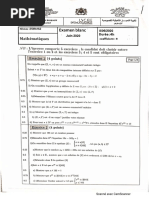 Devoir Surveille N1 Lydex 2bac SM | PDF