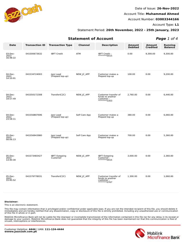 Account Statement | PDF | Debit Card | Credit Card
