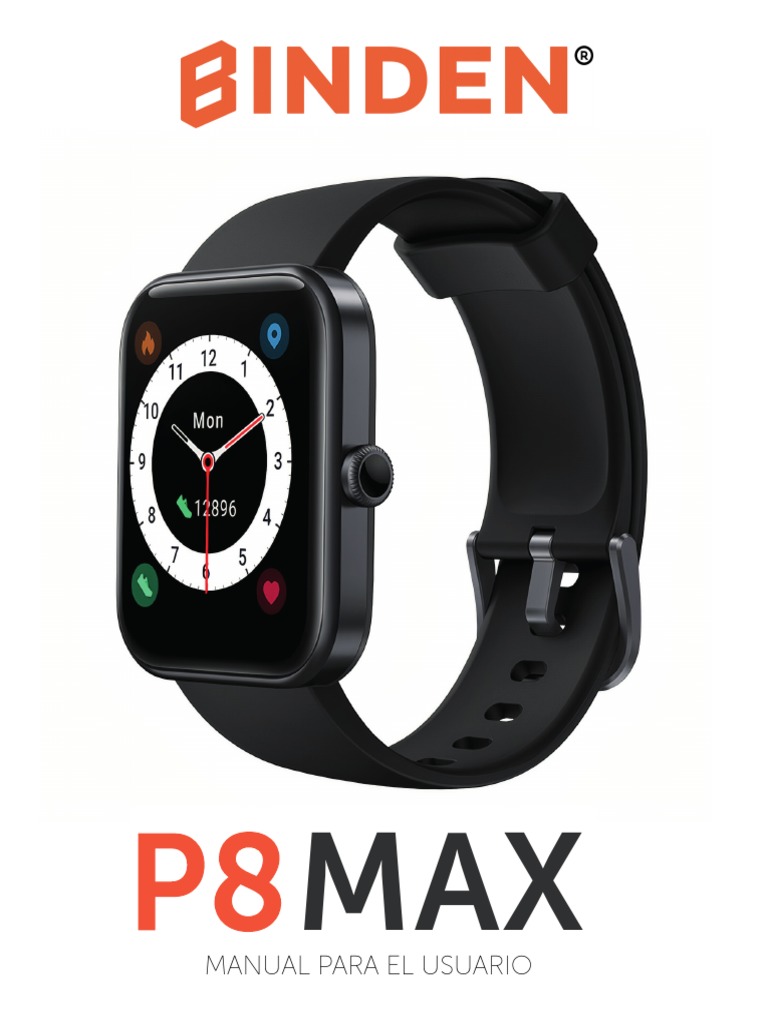 Manual P8 Max 40 | PDF | Reloj inteligente | Ios