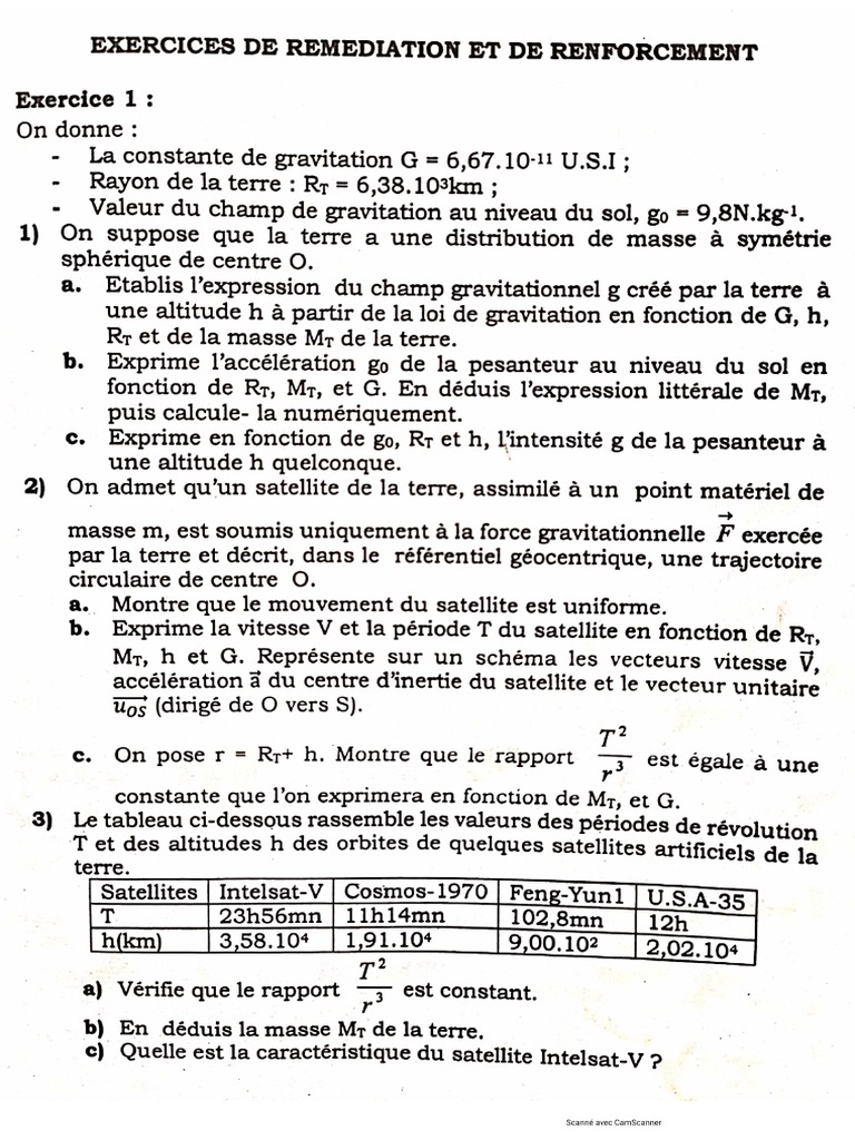 Satellite TSexp Et TSe Boussole | PDF