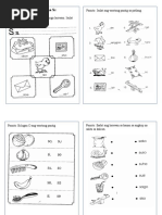 Letrang Ii Kindergarten Worksheets | PDF