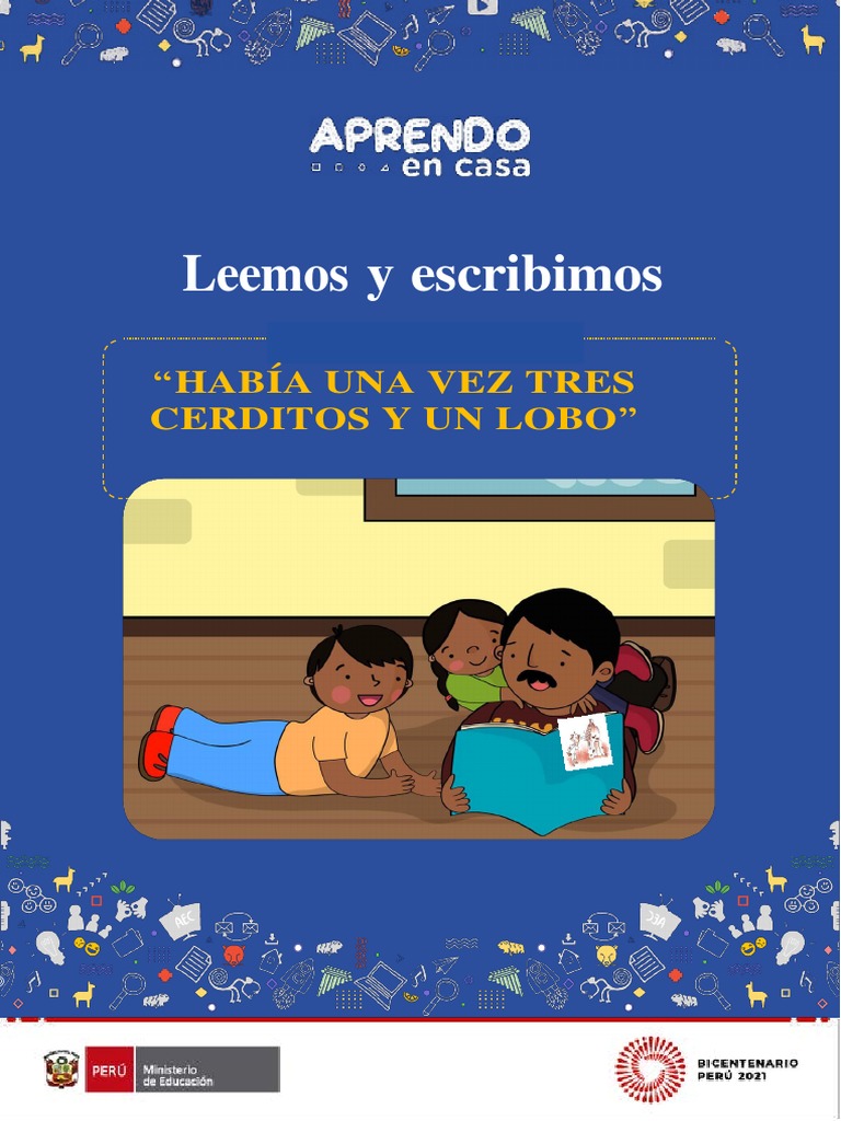 Cuento - Había Una Vez Tres Cerditos y Un Lobo... | PDF