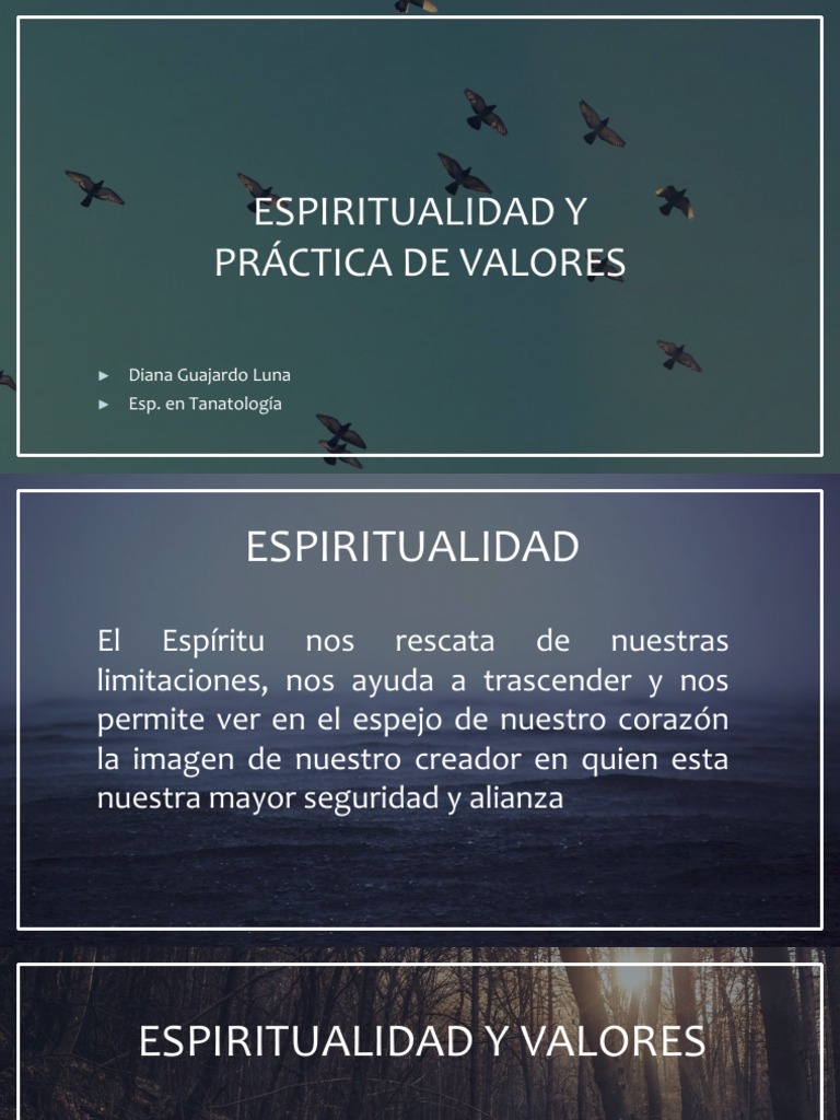 Espiritualidad y Practica de Valores | PDF | Fe | Amor
