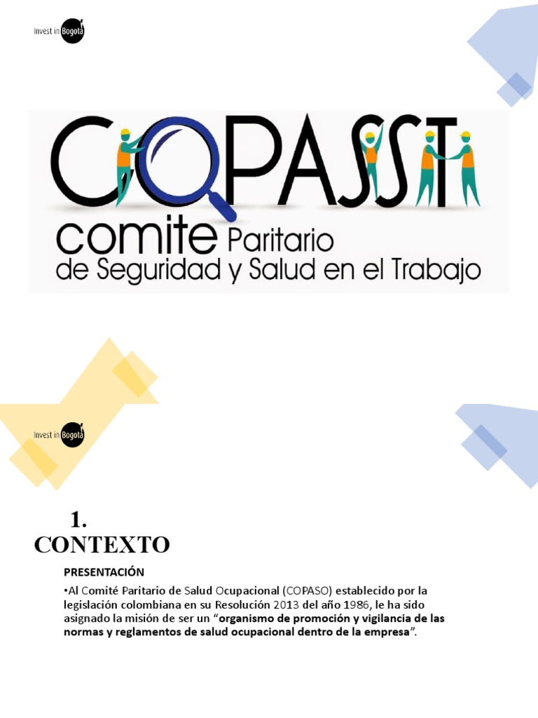 copasst | PDF | Seguridad y salud ocupacional | Gobierno