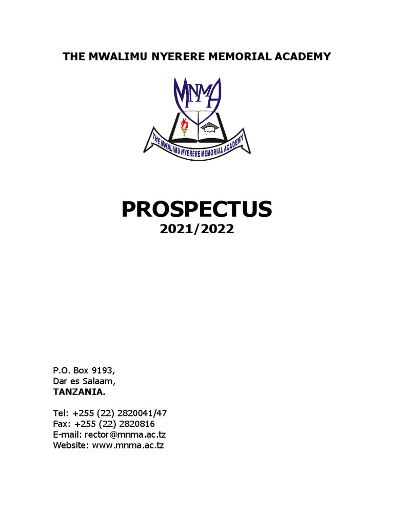 Prospectus - 2021 2022 1 | PDF | Business