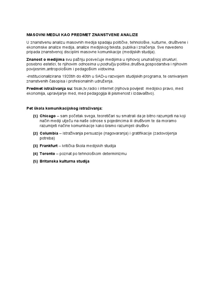 Komunikacijske Skripta 2022 | PDF