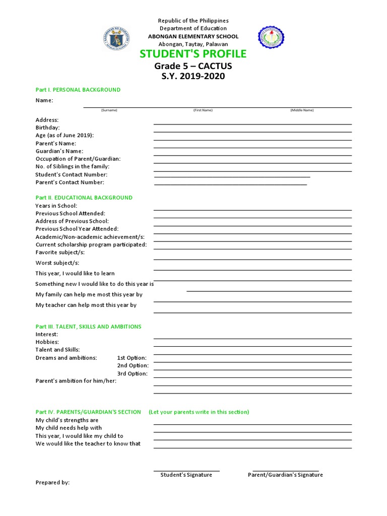Anecdotal Record and Student Profile | PDF | Behavior Modification | Learning