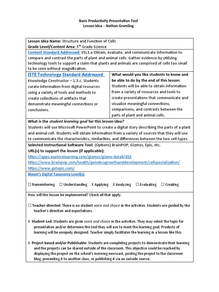 NG BPT Lesson | PDF | Learning | Teachers