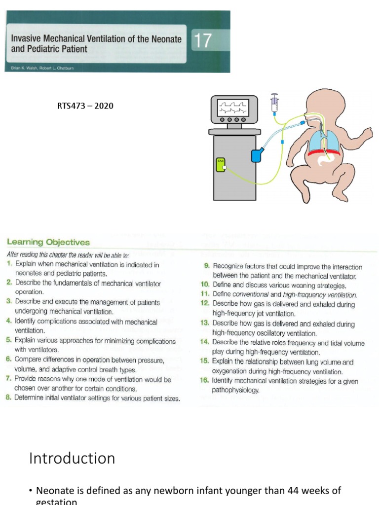 Neonatal and Pediatric Mechanical Ventilation - 2020 | PDF | Lung ...