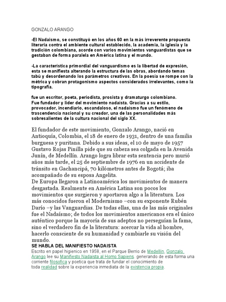 Gonzalo Arango | PDF