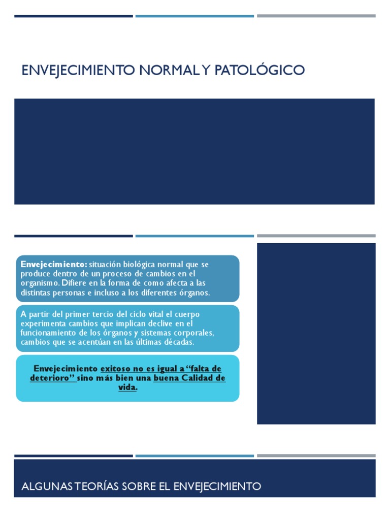 Envejecimiento Normal VS Patologico | PDF | Envejecimiento | Cerebro