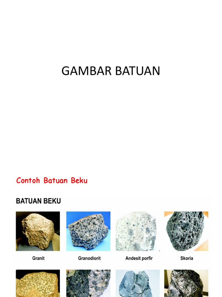Gambar Batuan | PDF