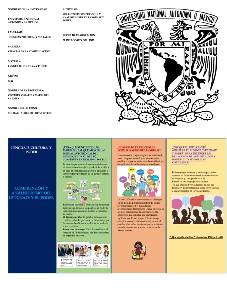 Análisis del Lenguaje y Poder | PDF | Discurso | Cognición