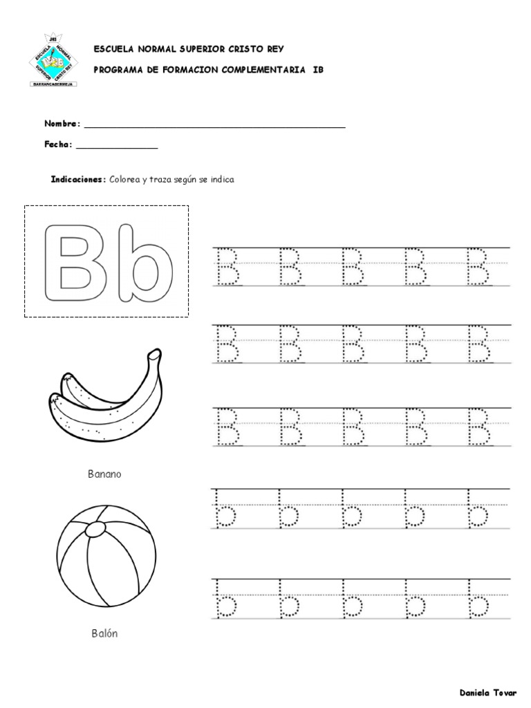 Trazo Letra BB | PDF