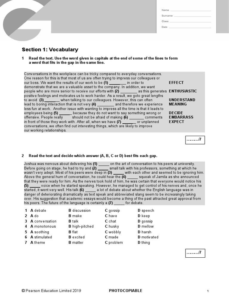 Gold C1 Advanced NE UT02 | Download Free PDF | Linguistics | Cognitive Science