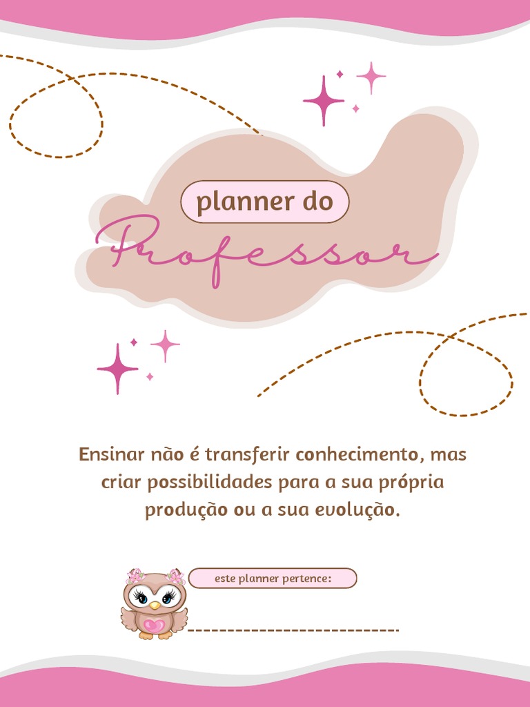 Miolo Planner Do Professor Rosa | PDF | Facebook