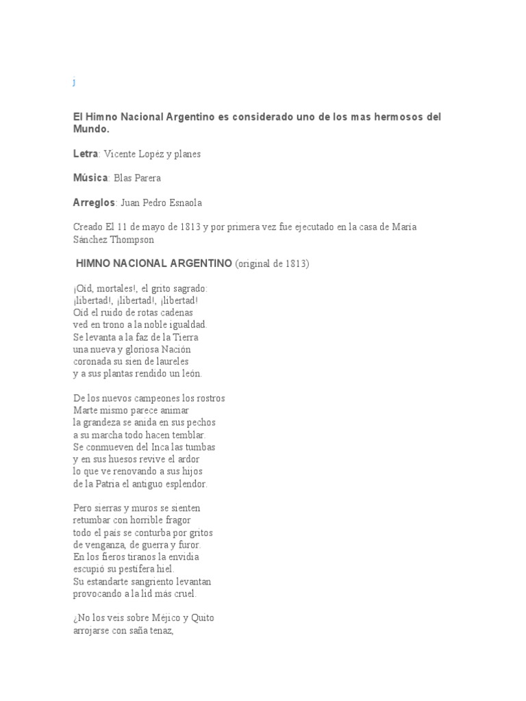 Canciones Patrias | PDF