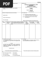 U.S. Customs Form: CBP Form 3495 - Application For Exportation of ...