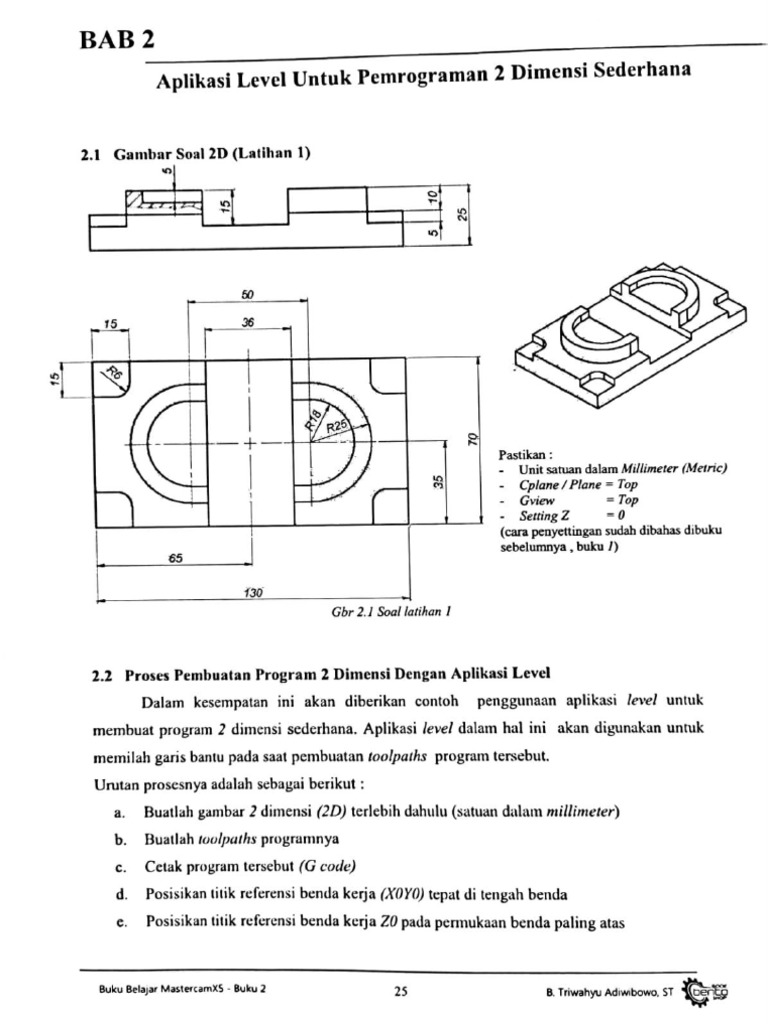 Buku Belajar Mastercam x5 Bab2 | PDF