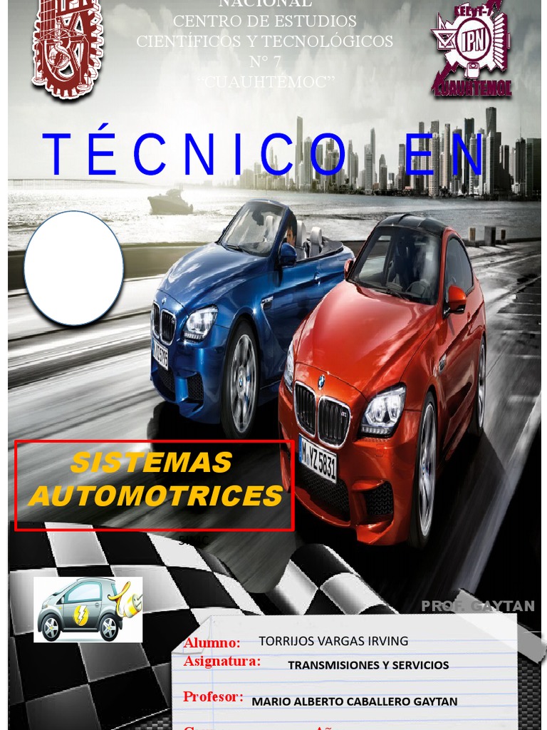 Portada-Automotriz-Cecyt-7 4to. Semestre | PDF