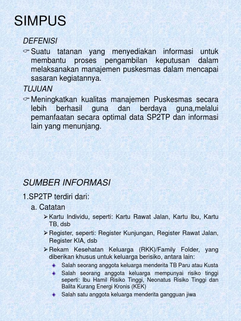 Materi Simpus | PDF