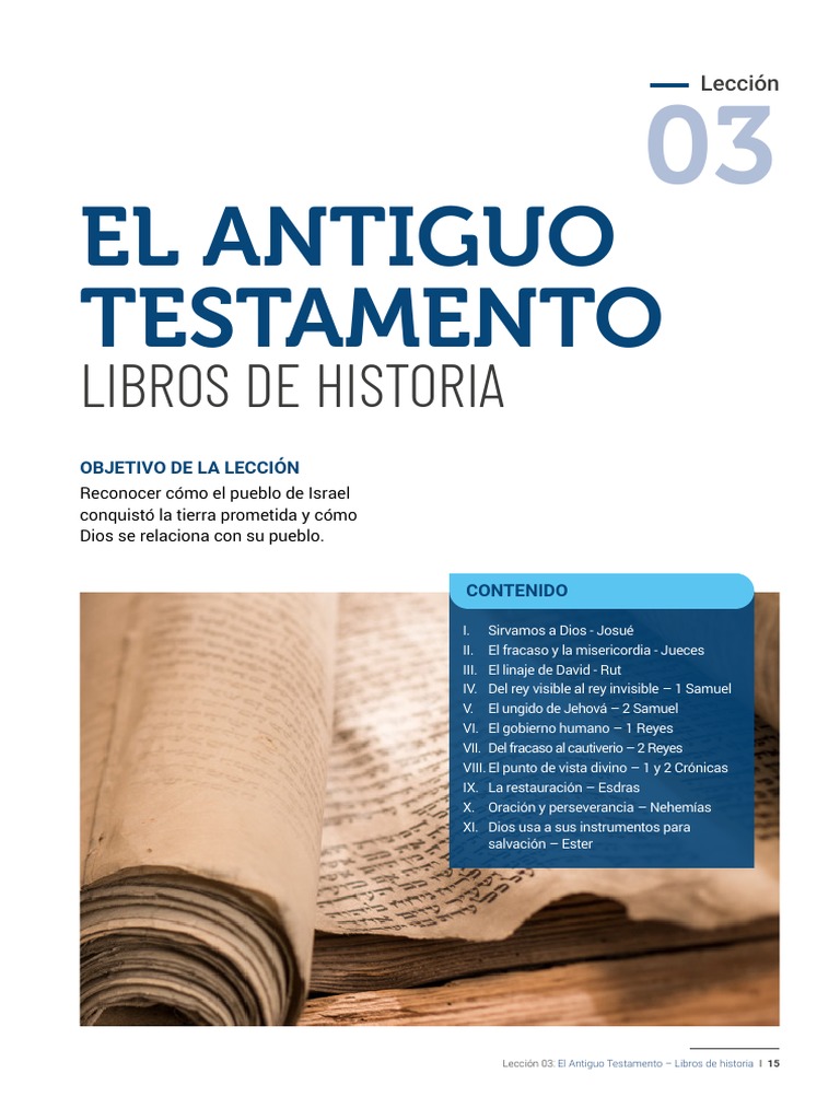 Lección 03 - Libro 01 - M4 | PDF | David | Joshua